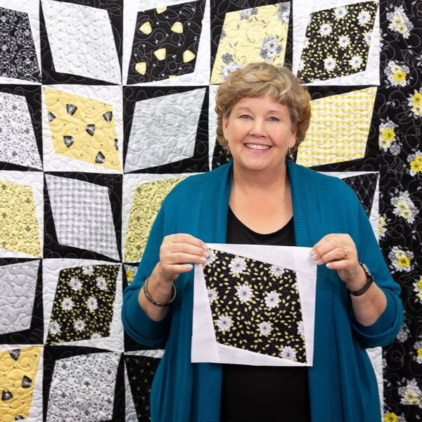 Diamond Pavers Quilt Tutorial with Jenny Doan