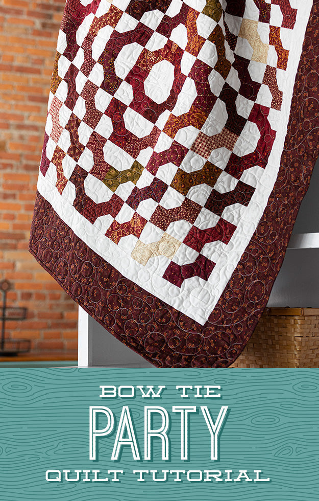 Bow Tie Party Quilt Tutorial with Jenny Doan