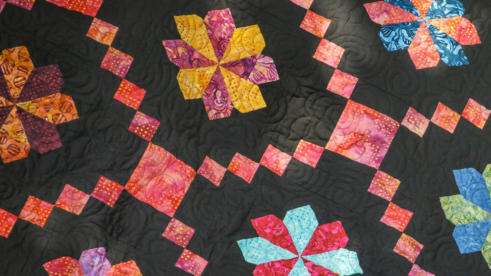 Flower Chain Quilt Tutorial with Jenny Doan
