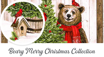 Northcott Beary Merry Christmas Fabric Collection