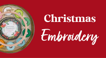 Christmas Embroidery Kits | Holiday Embroidery Kits
