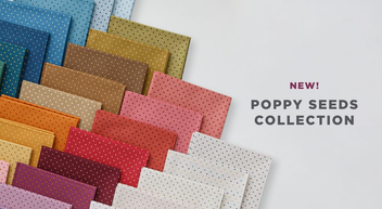 Laundry Basket Quilts Poppy Seeds Fabric Collection by Edyta Sitar