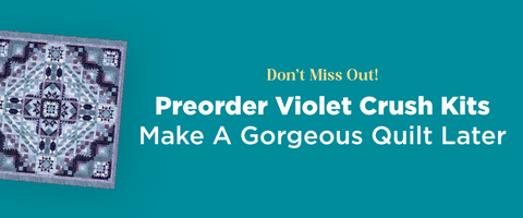 Wilmington Batiks Violet Crush Block of the Month & Kits