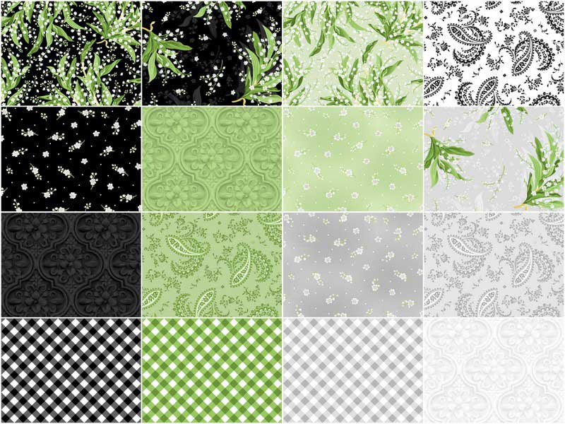 Greenery Favorites 5" Squares