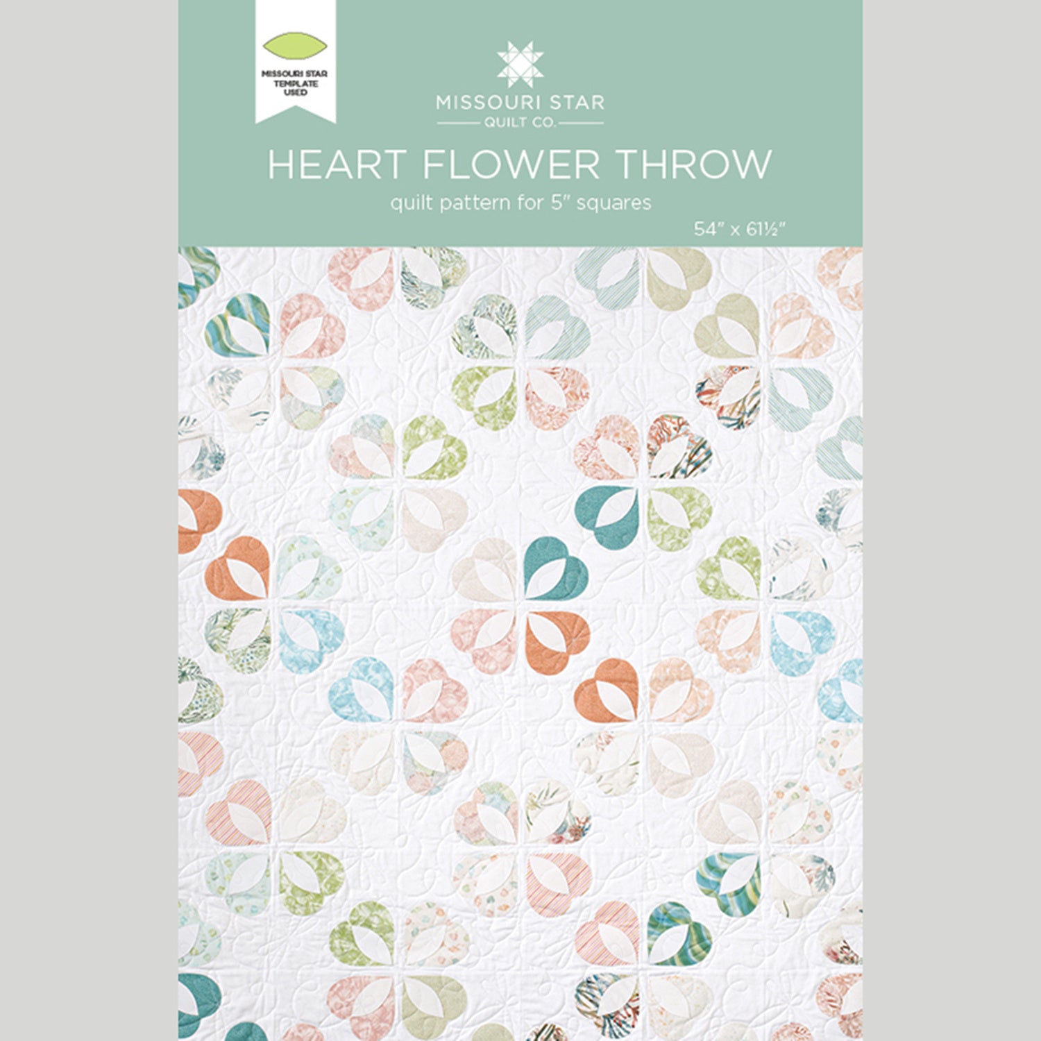 Heart Flower Throw Pattern by Missouri Star