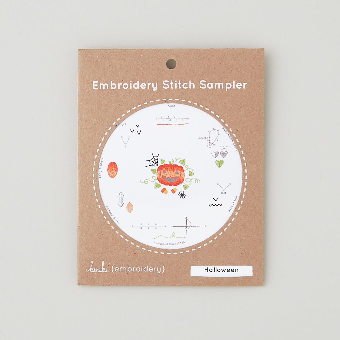 Halloween Embroidery Stitch Sampler Kit