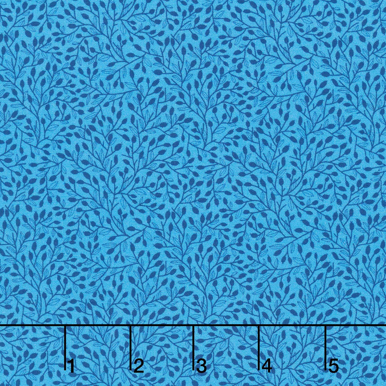 Whimsy - Vines Blue Yardage