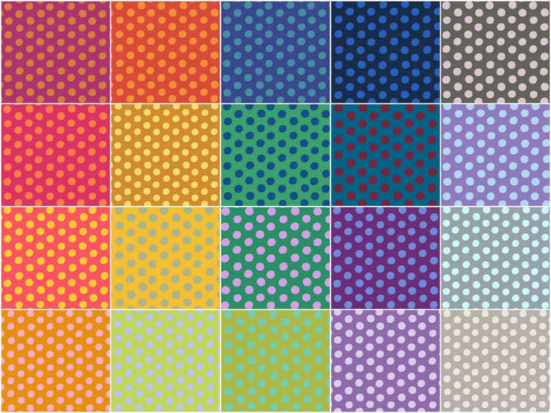 Saturday Stash Kaffe Fassett Spot 10" Squares