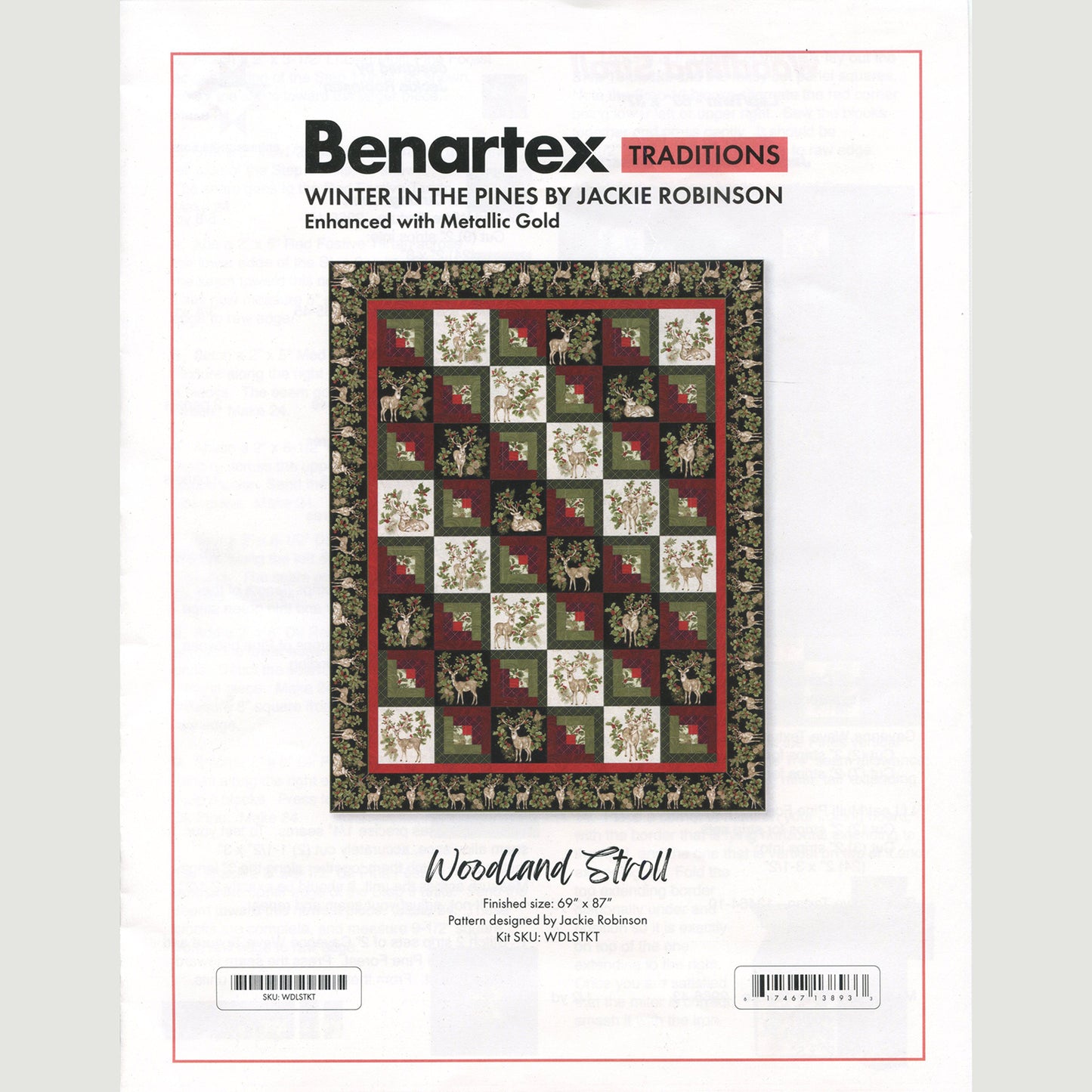 Woodland Stroll Quilt Kit