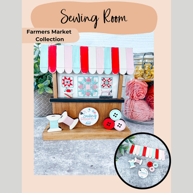 Farmers Market Collection - Sewing Room Embroidery Kit
