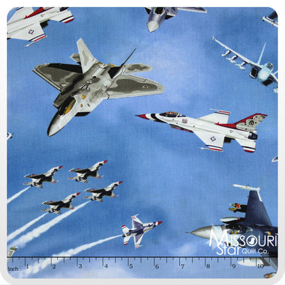 United We Stand - Top Gun Blue Yardage