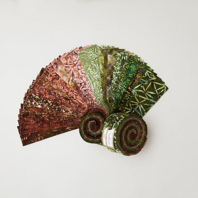 Java Batiks Earth Favorites Strips