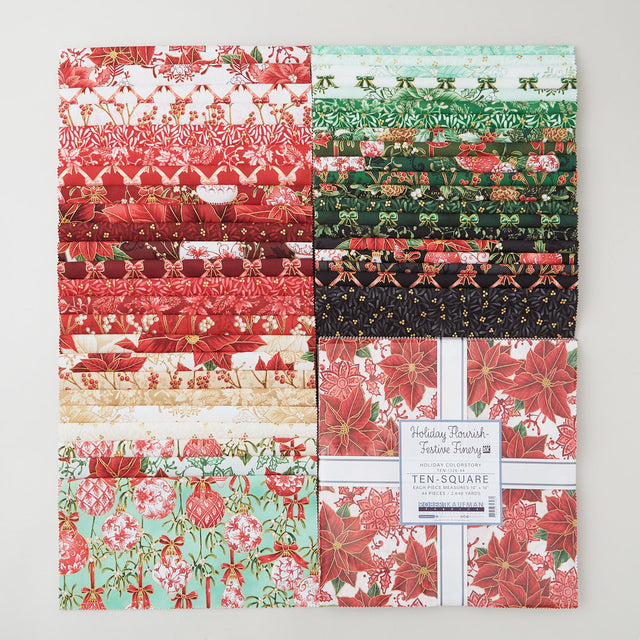 Holiday Flourish Festive Finery Holiday Colorstory Metallic Ten Square