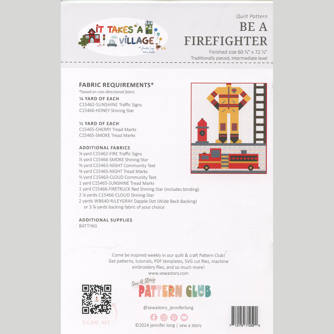 Be A Firefighter Quilt Pattern