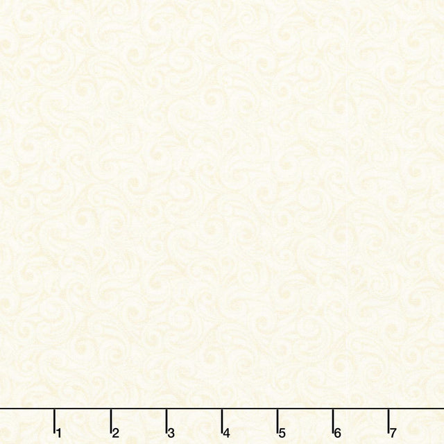 Songbird Holiday - Mini Swirl Cream Yardage