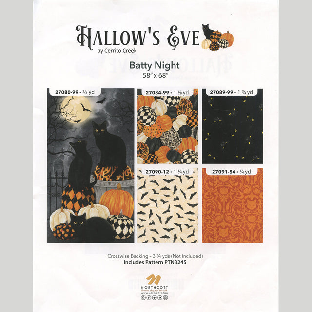 Batty Night Quilt Kit