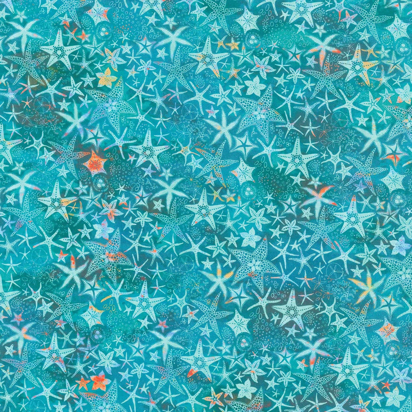 Calypso III - Starfish Teal Yardage