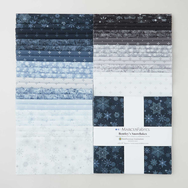 Bentley’s Snowflakes 10" Squares
