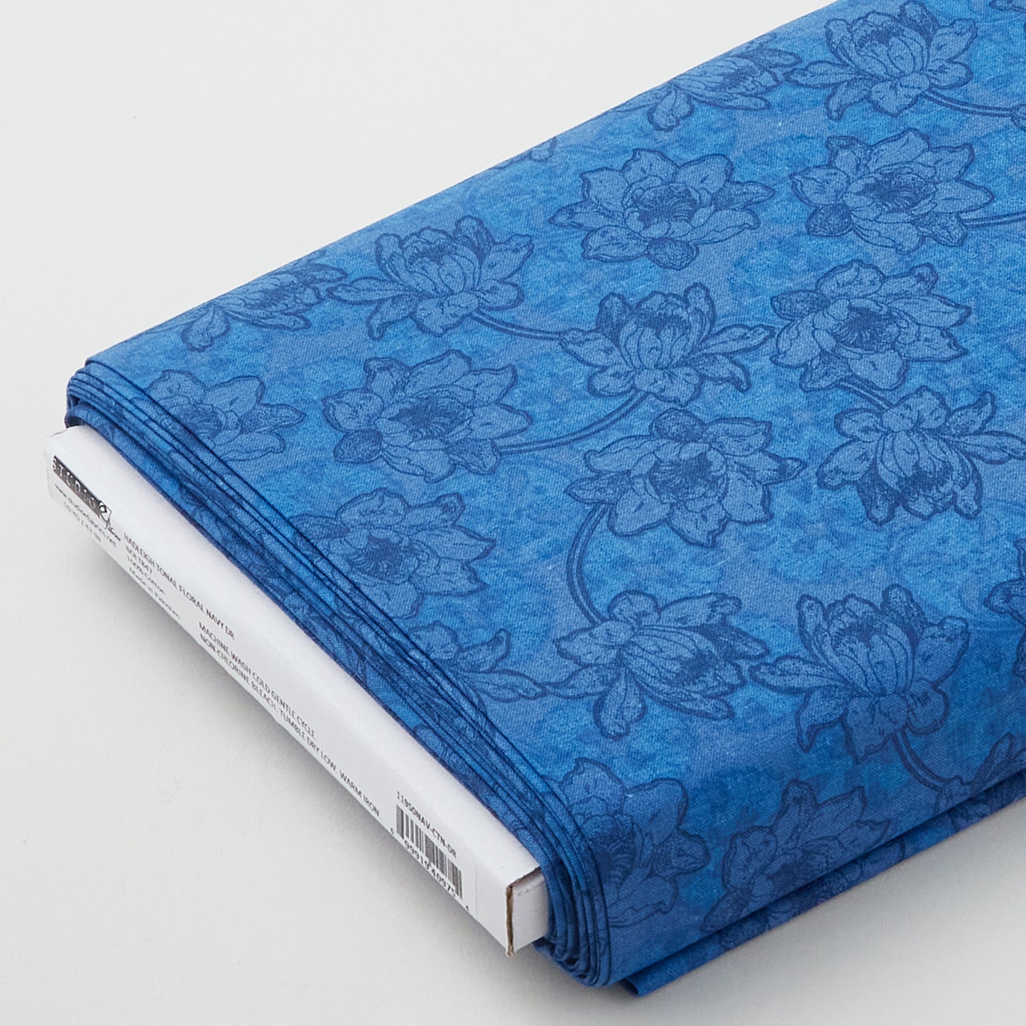 Hadleigh Favorites - Tonal Floral Navy 10 Yard Bolt