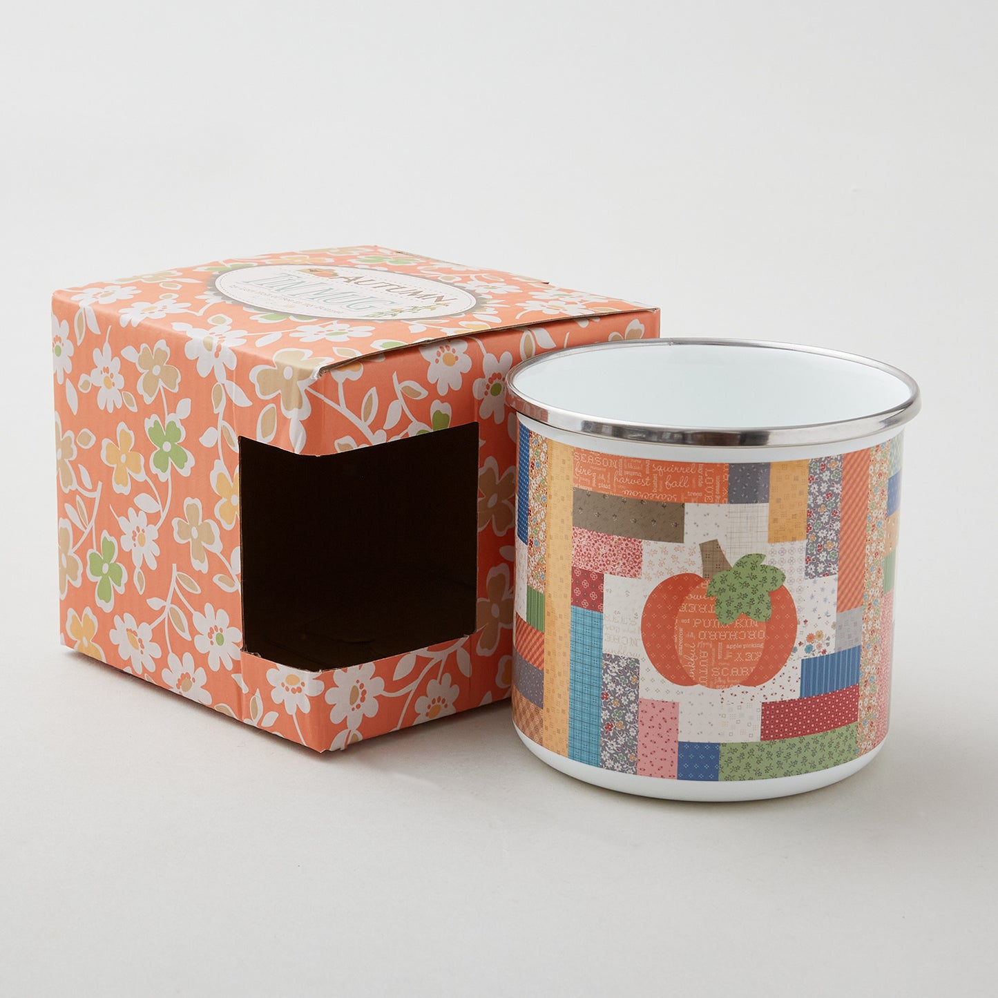 Lori Holt Autumn Enamel Tin Mug