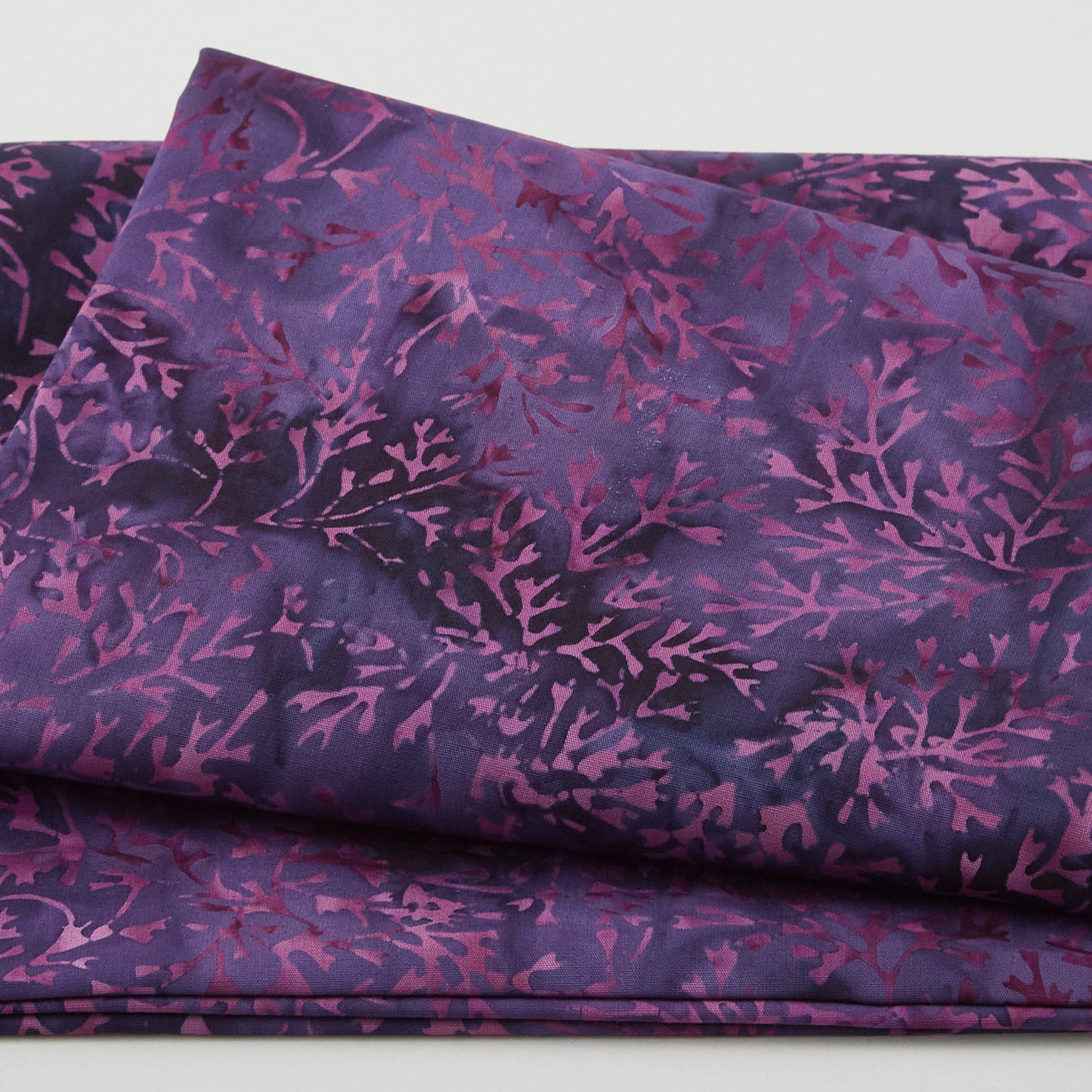Brilliant Gems Batiks - Leaf Vine Purple 2 Yard Cut