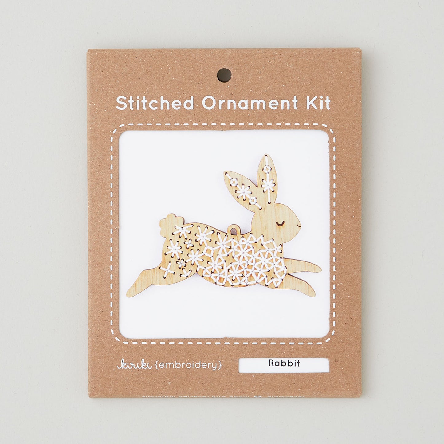 Rabbit Stitched Ornament Kit