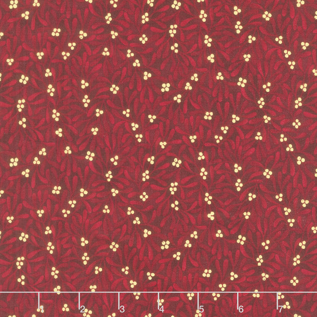 Holiday Flourish - Festive Finery Candy Cane Colorstory Leaves Cranber