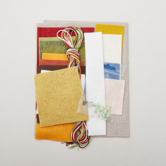 It's Raining Gifts Wool Felt Embroidery Appliqué Kit