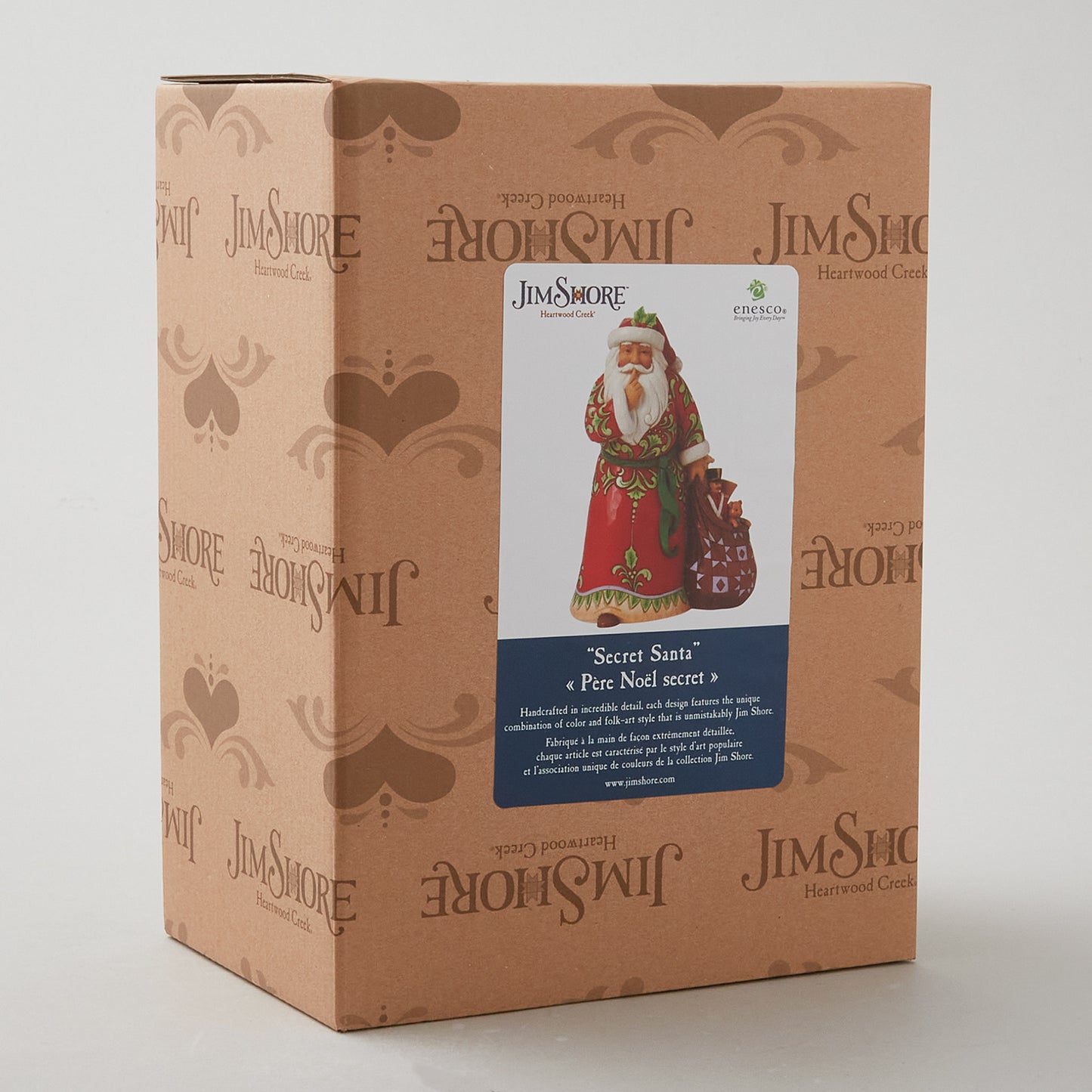 Jim Shore Heartwood Creek Shush Santa Figurine