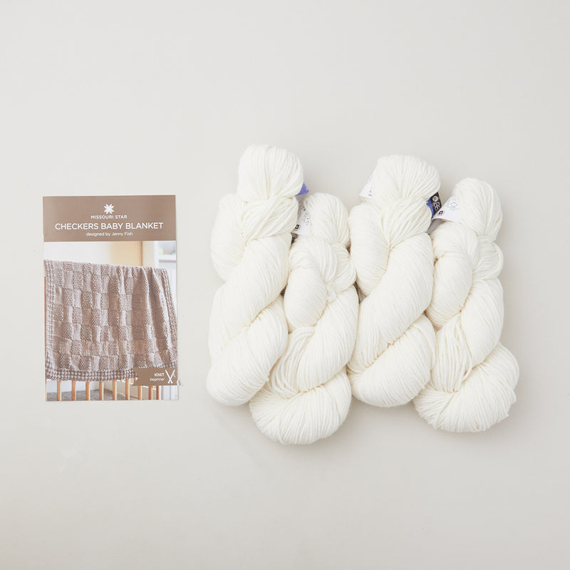 Checkers Baby Blanket with Sara Delaney