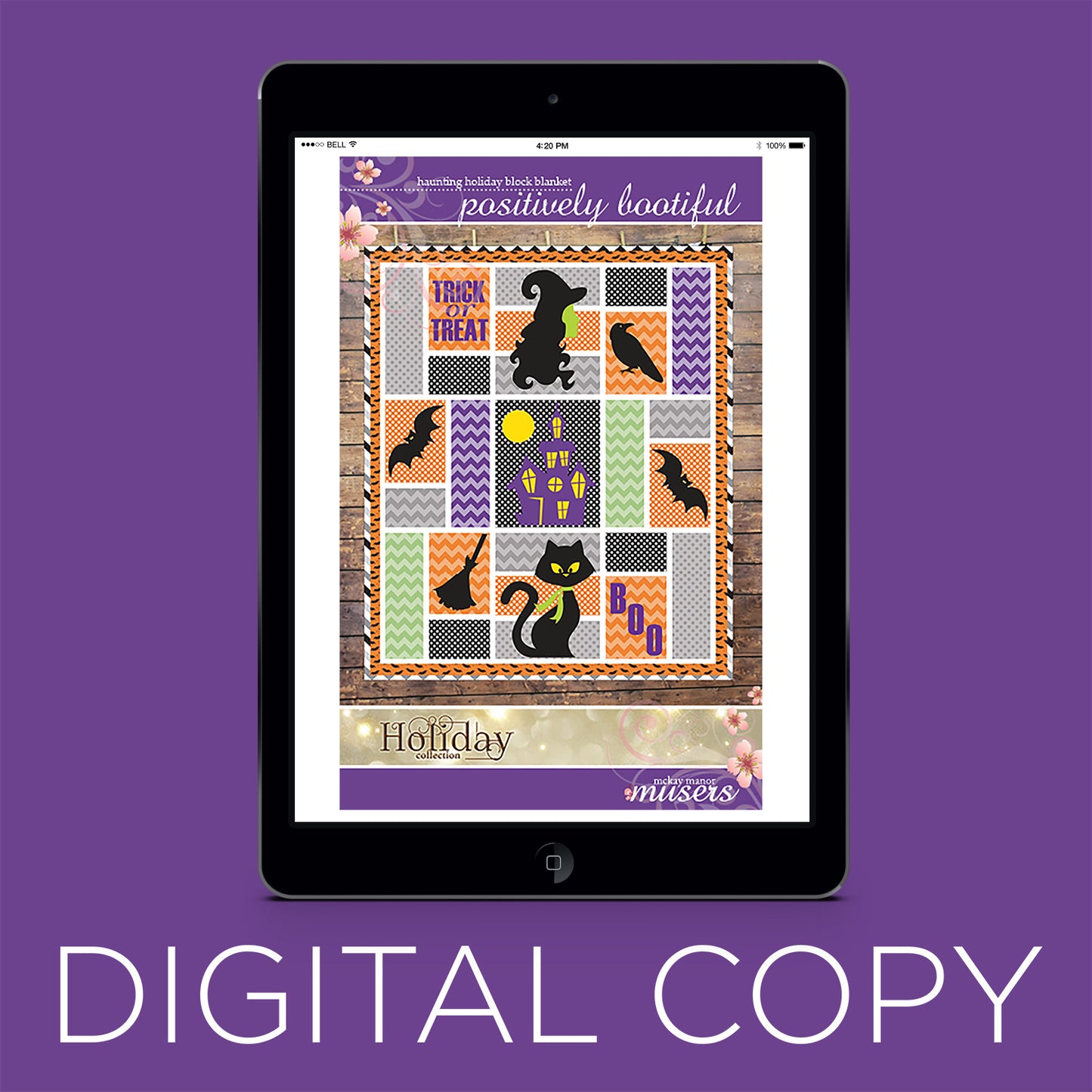 Digital Download - Positively Bootiful Quilt Pattern