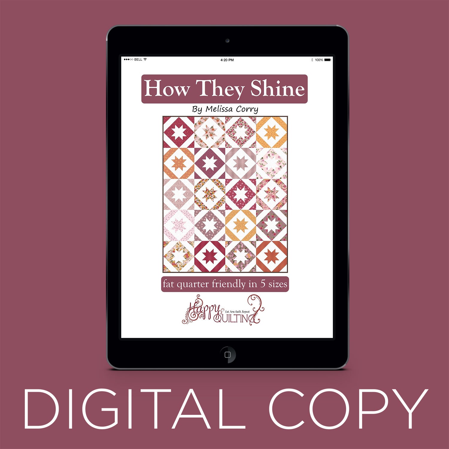 Digital Download - How They Shine Quilt Pattern