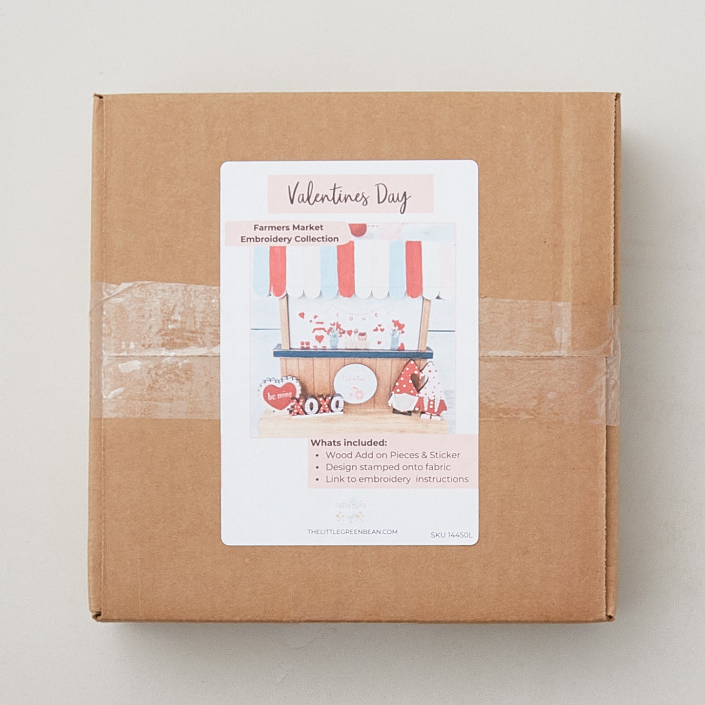 Farmers Market Collection - Valentines Day Embroidery Kit