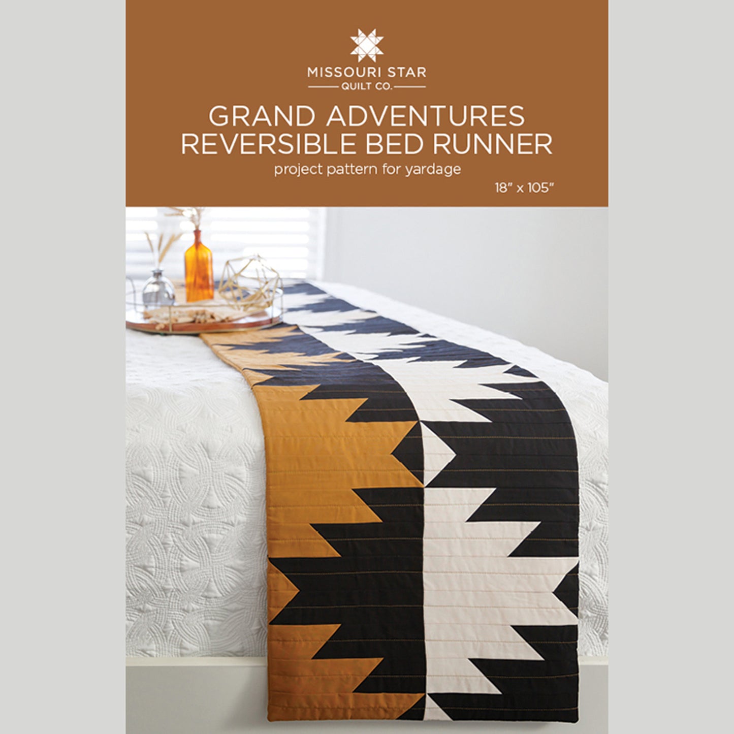 Grand Adventures Reversible Bed Runner Pattern by Missouri Star