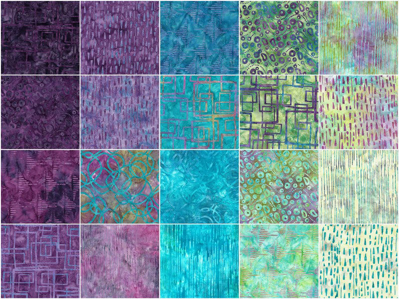 Fairy Floss Batiks Strips