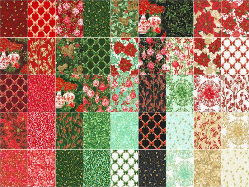 Holiday Flourish Festive Finery Holiday Colorstory Metallic Charm Pack