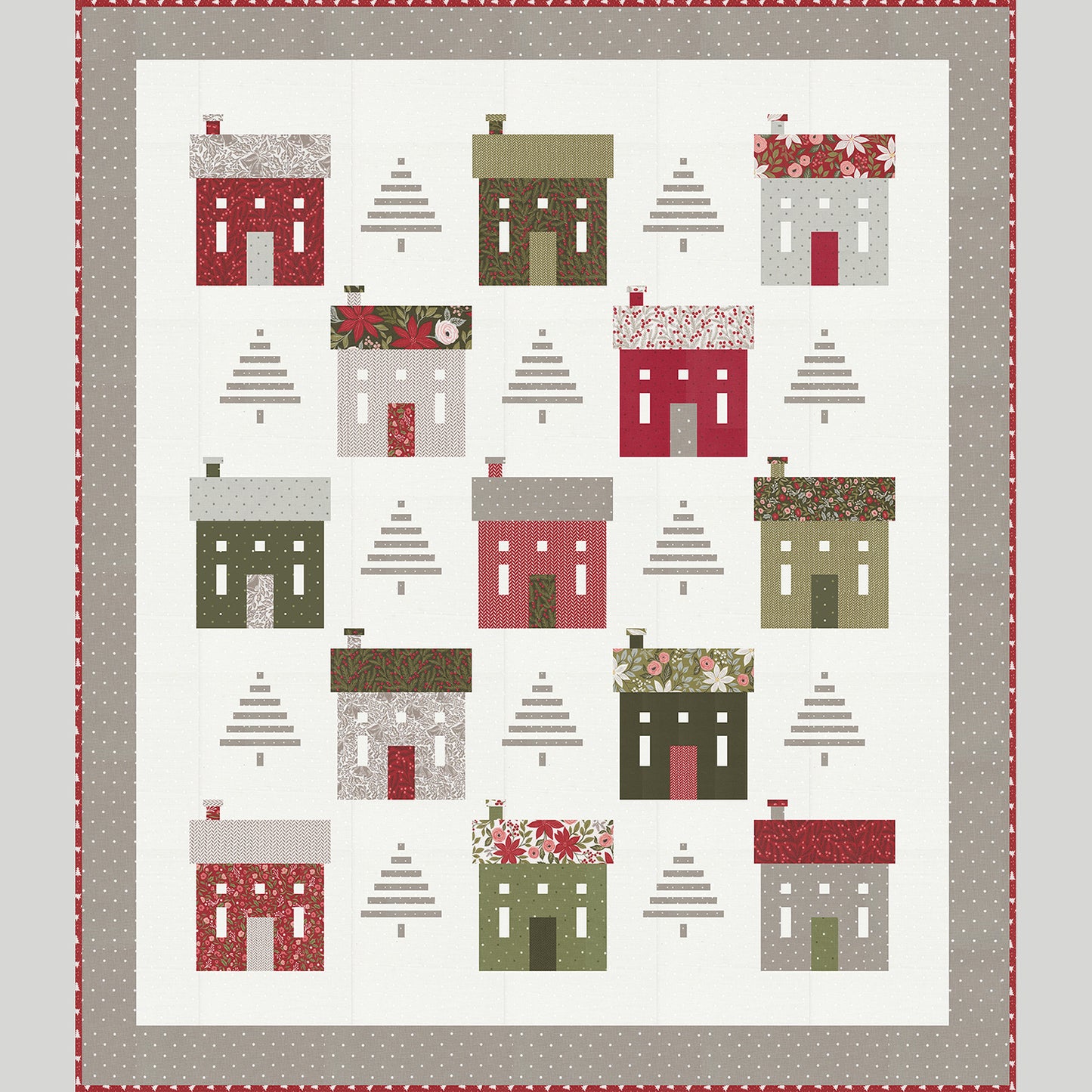 Digital Download - Holiday House Quilt Pattern