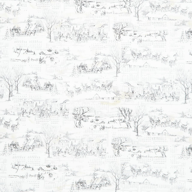 Holidays Past - Winter Toile Neutral Yardage