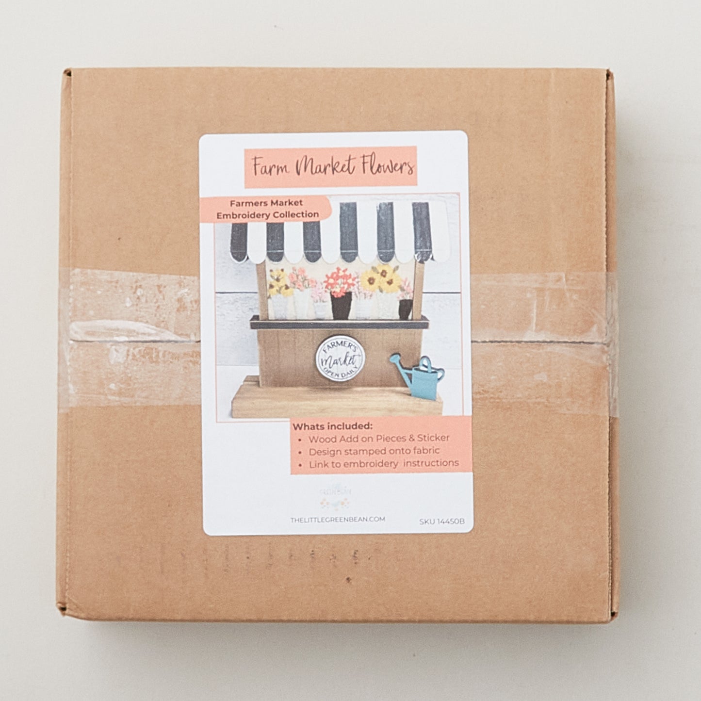 Farmers Market Collection - Farm Market Flowers Embroidery Kit