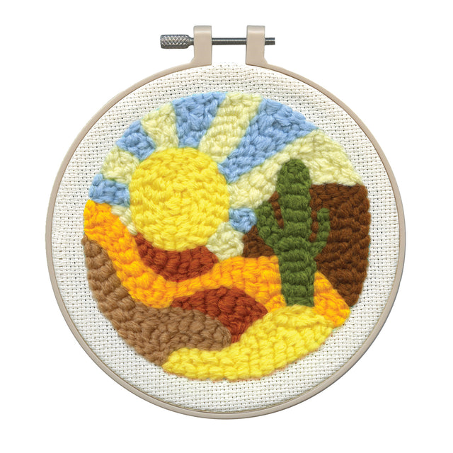 Cactus Punch Needle Embroidery Kit