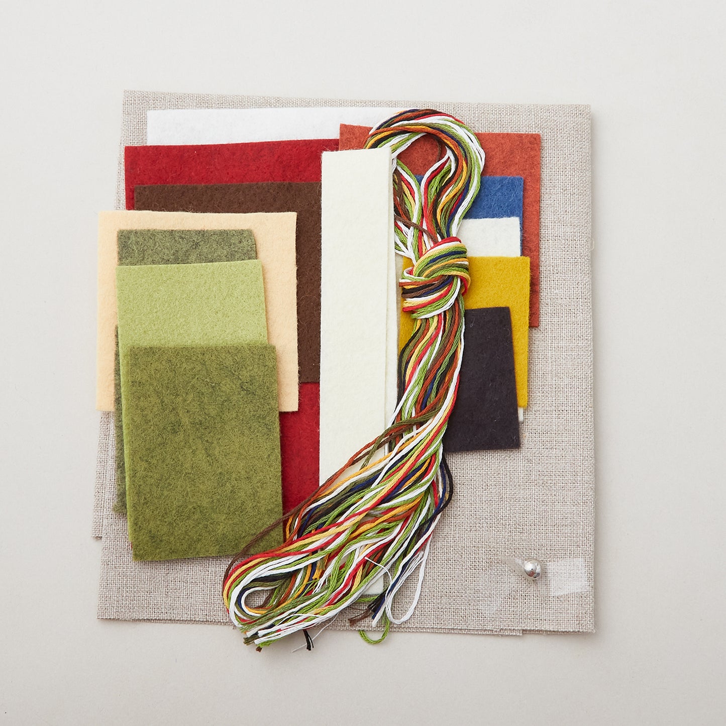 Christmas Night Wool Felt Embroidery Appliqué Kit