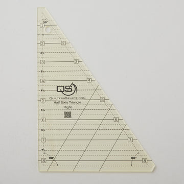 Quilters Select Twin Set of 60 Degree Half Triangle Rulers