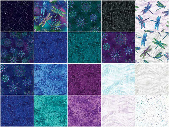 On Dragonfly Wings Fat Quarter Pearlized Bundle
