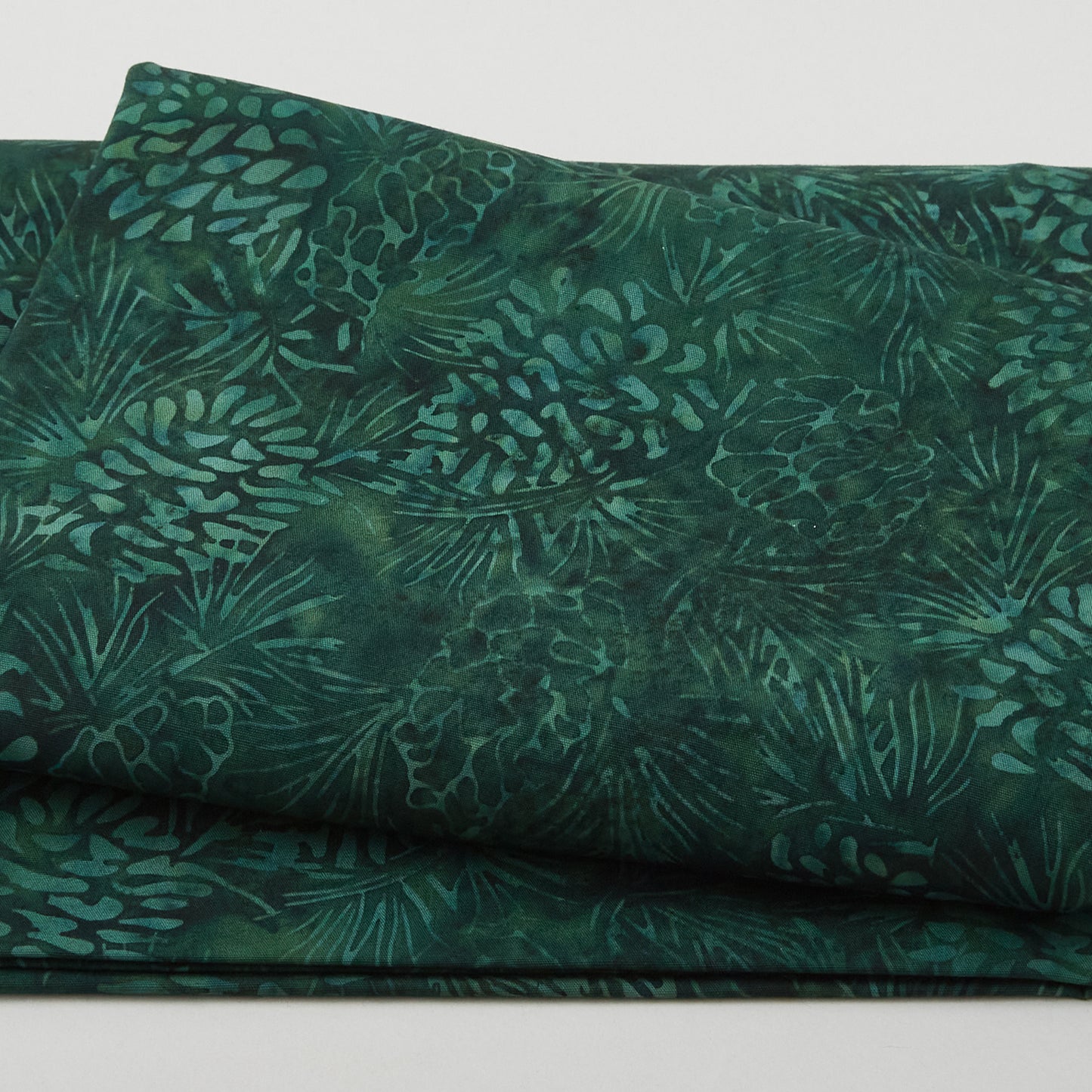 Winter Wonders Batiks - Pinecone Spinach 2 Yard Cut