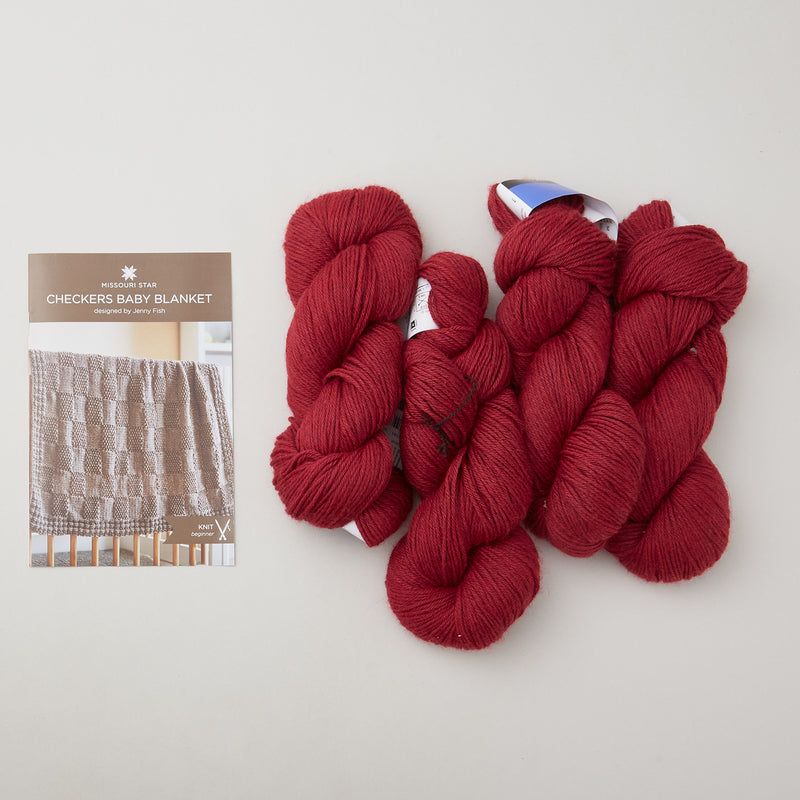 Checkers Baby Blanket with Sara Delaney