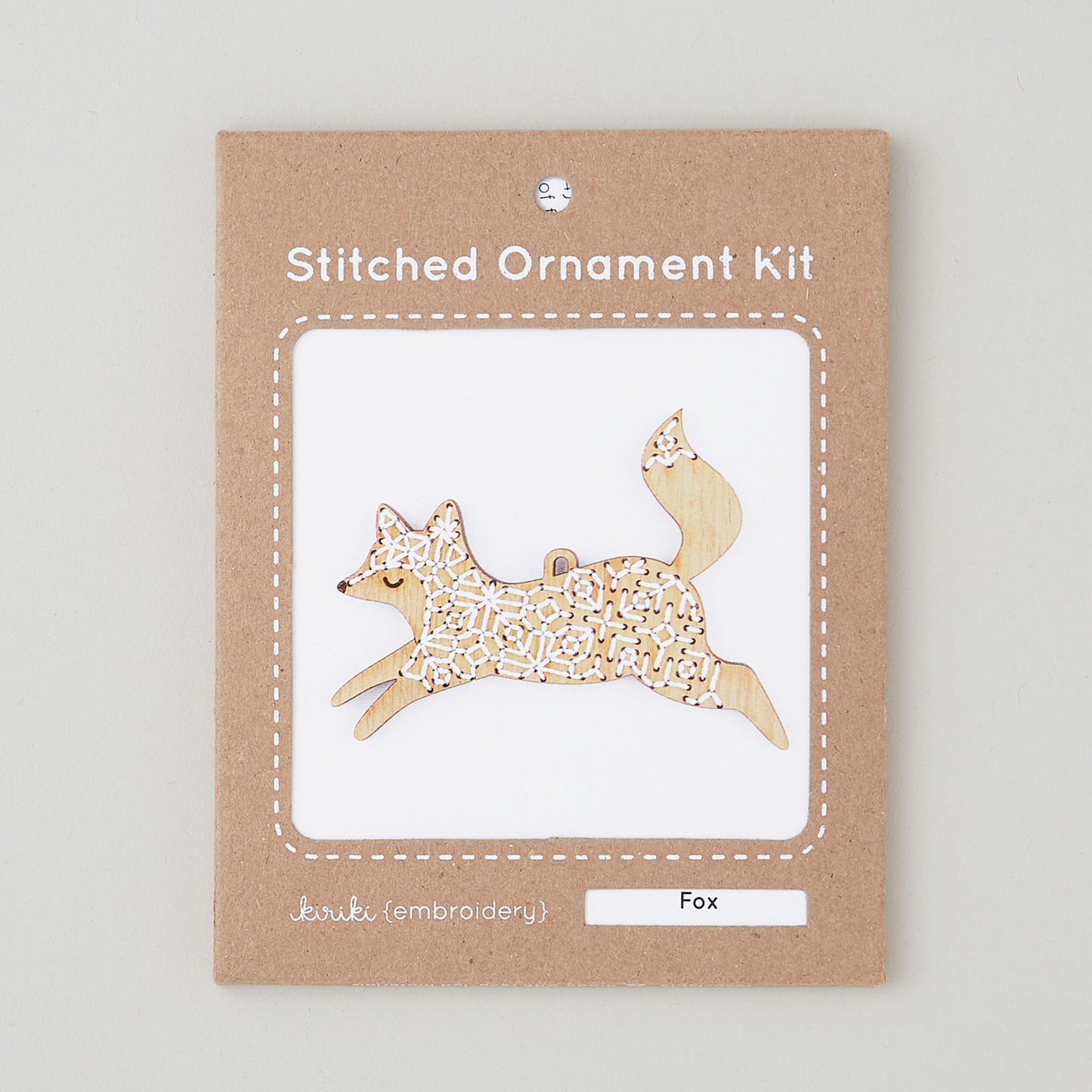 Fox Stitched Ornament Kit