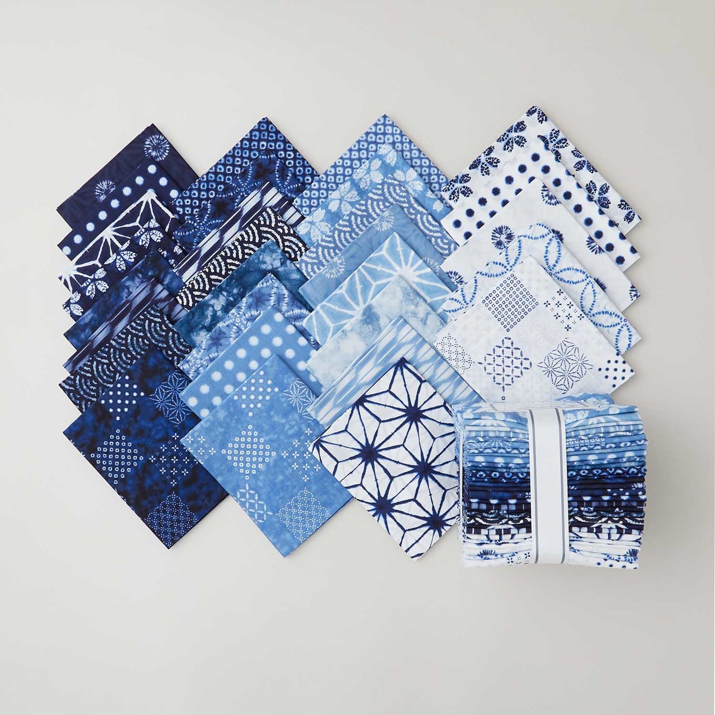 Shibori Blues 2024 Fat Quarter Bundle