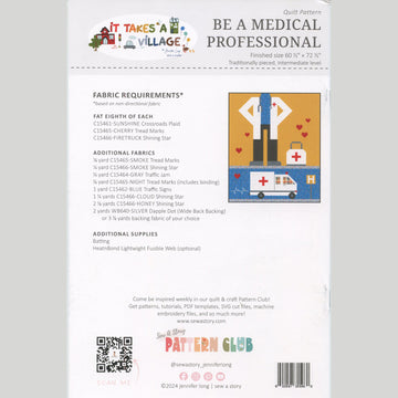Be A Medical Professional Quilt Pattern
