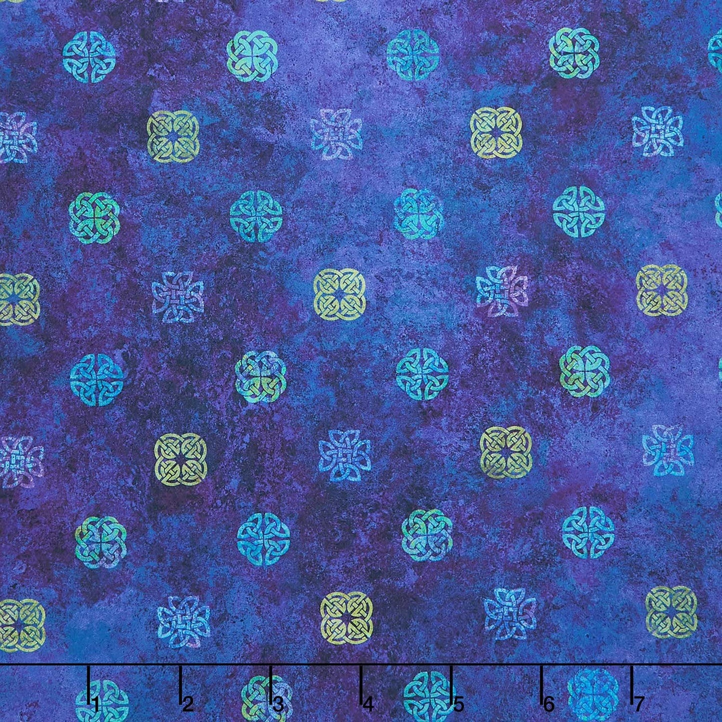 Stonehenge - Celtic Roots Celtic Knots Purple Multi Yardage