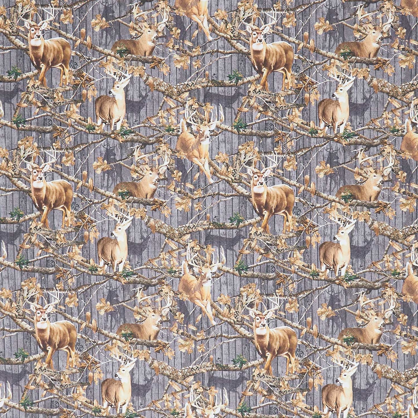 Realtree - Plank Deer and Branches Multi Yardage